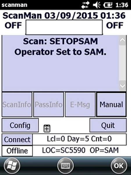 Creation of Scanman.INI