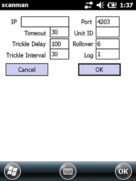 Creation of Scanman.INI