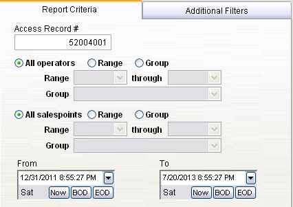 Access Activity Report